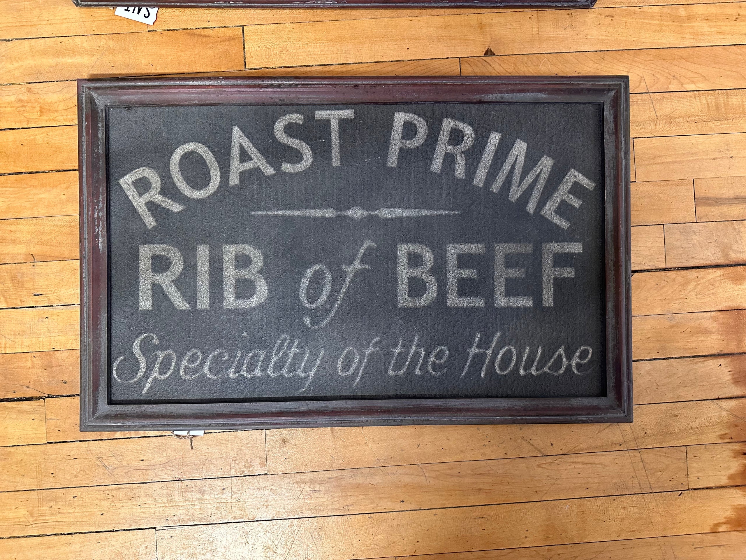 Sign Roast Prime Rib Of Beef | Salt Kitchen & Co