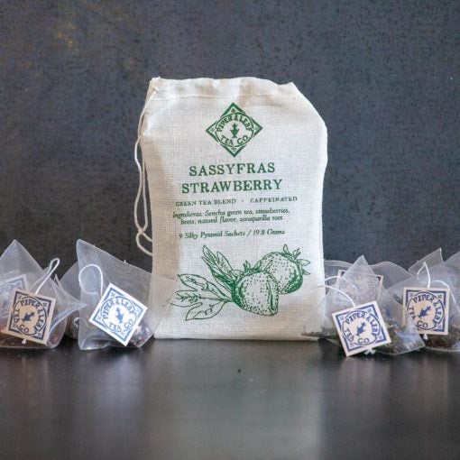 Piper & Leaf Tea - 9 Tea Bags - Sassyfras Strawberry | Salt Kitchen & Co